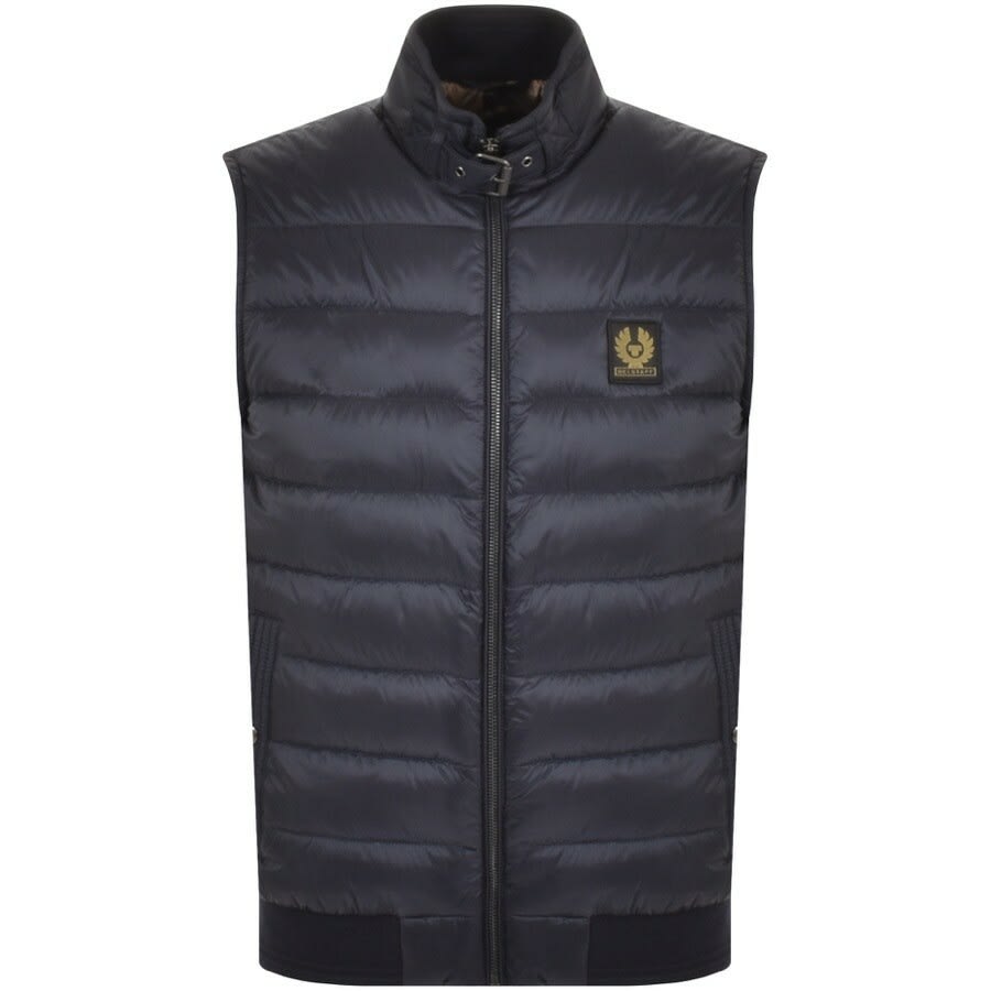 Belstaff Circuit Padded Gilet Navy | Mainline Menswear